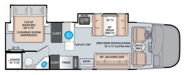 Class A Motorhome Rental - RVR Kelowna